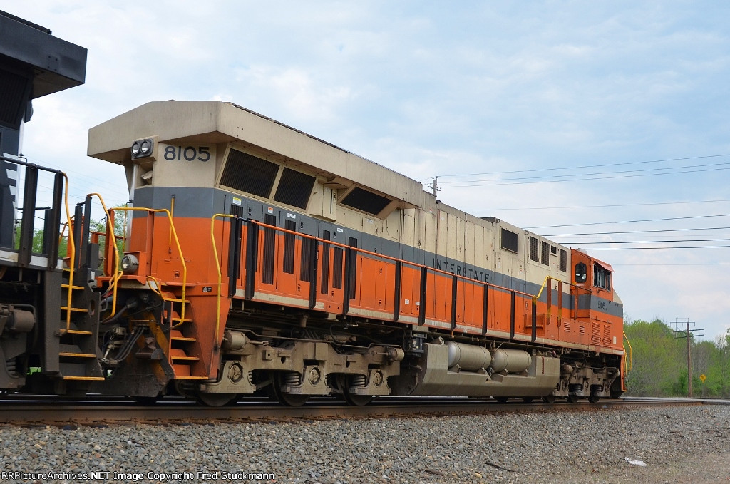 NS 8105 is quite a bit cleaner than the last time I saw her.